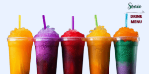 Sonic Drinks Menu 2025 with Prices