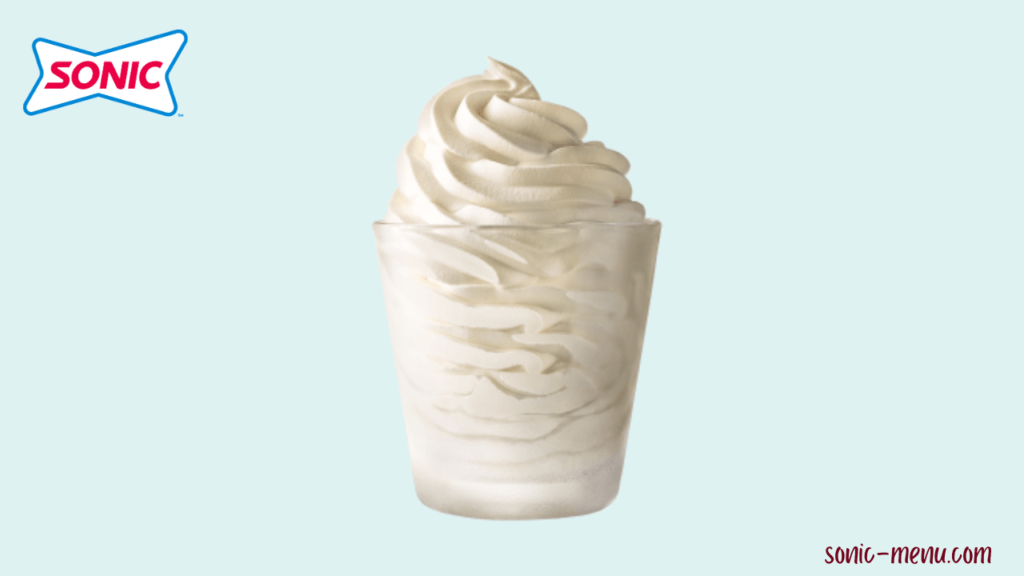 Sonic Ice Cream Dish - Calories and Price
